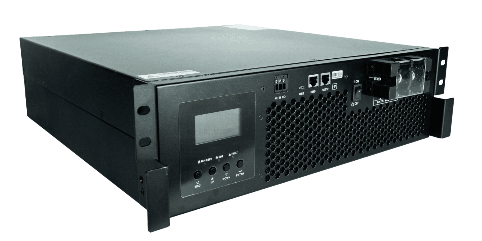 5kW 48V Rack Mount Inverter, With Built In MPPT Solar Charger | Eco Power Direct